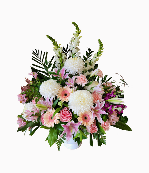 Garden Grace Funeral Container – Exotic Flowers & Gifts